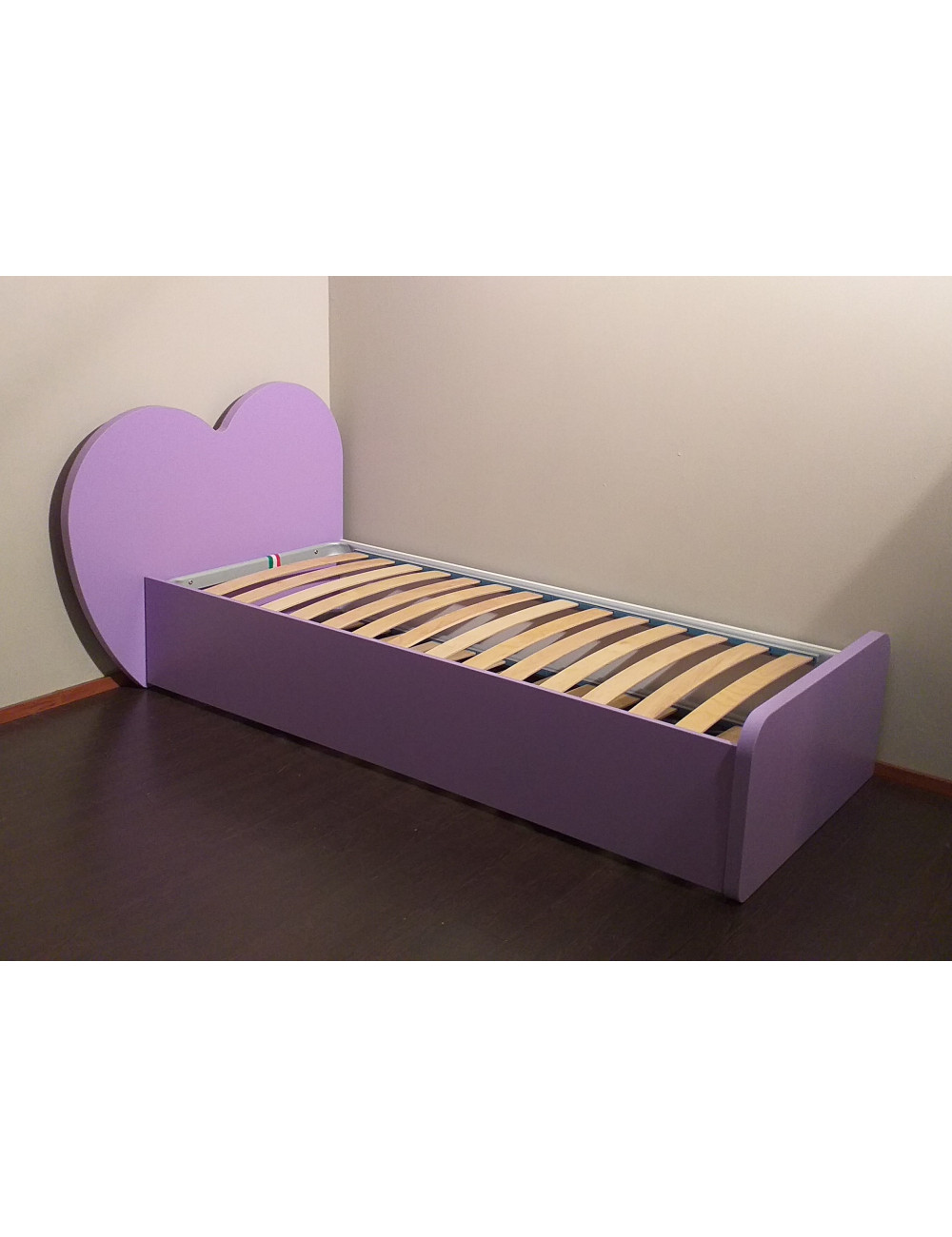 Letto a cuore CUPIDO 1 piazza e mezza con secondo letto